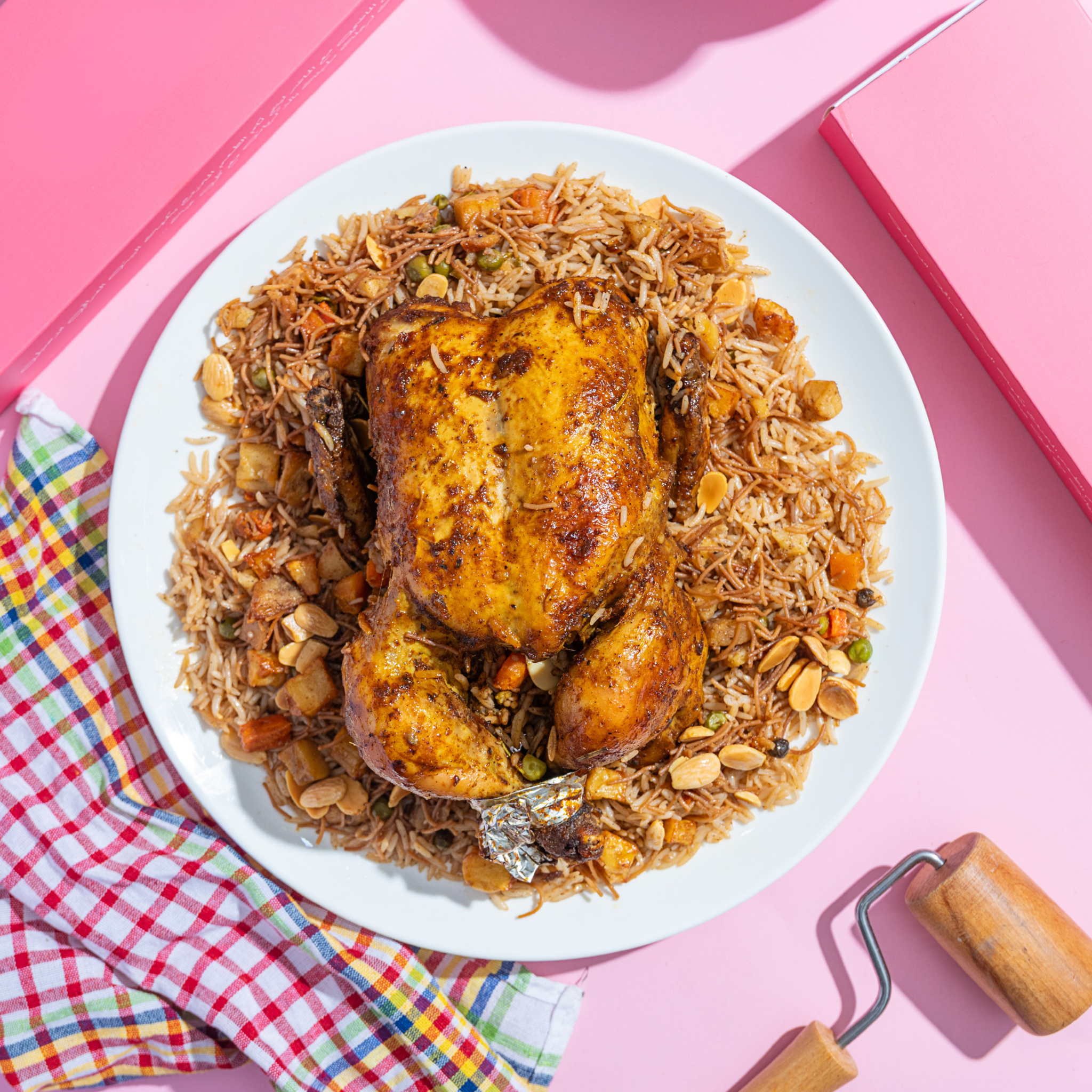 Stuffed Grilled Chicken with Biryani – Iraqi Food Gift Delivery ...