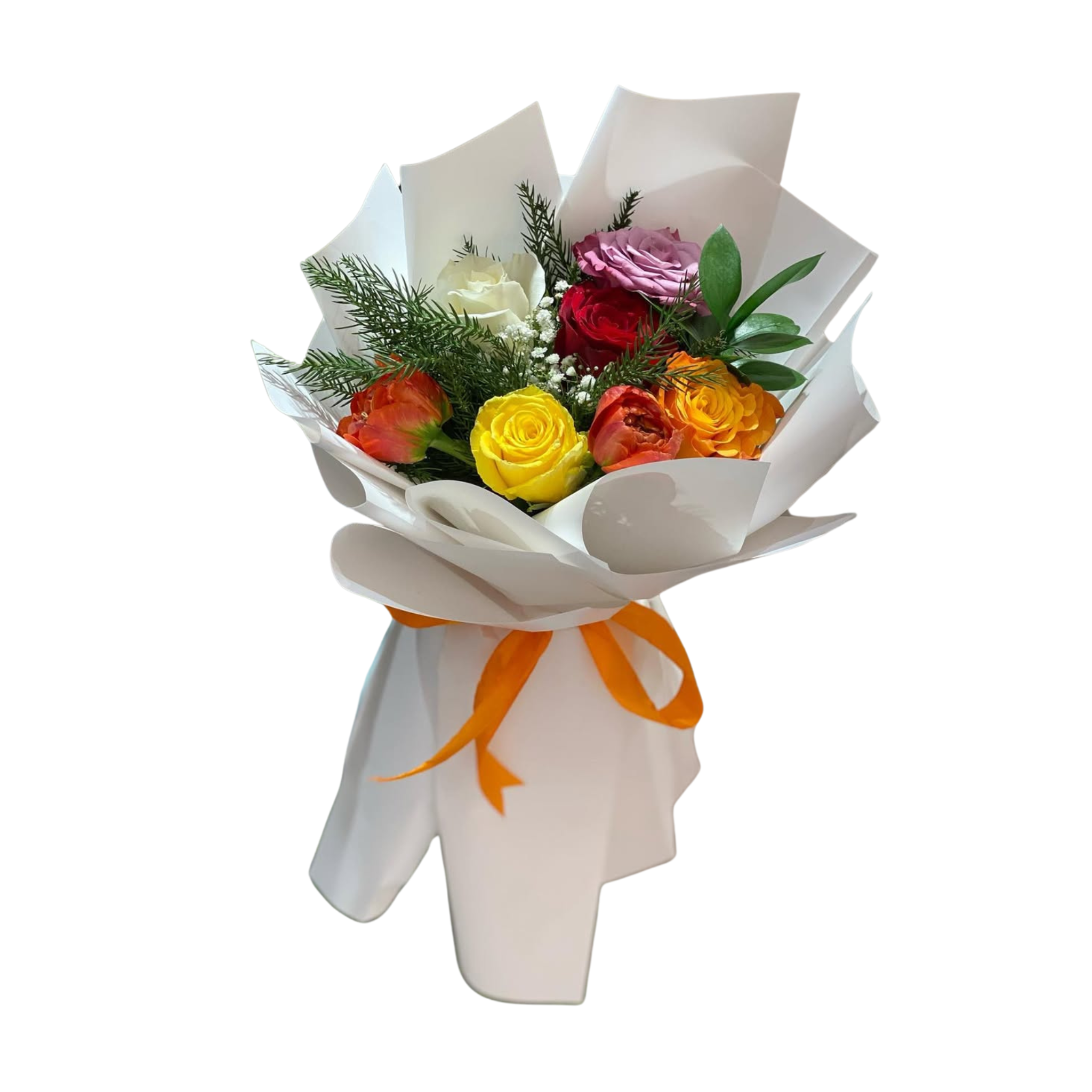 Send Colorful Roses Bouquet in Iraq | Online Florist Iraq – SHA100 ...