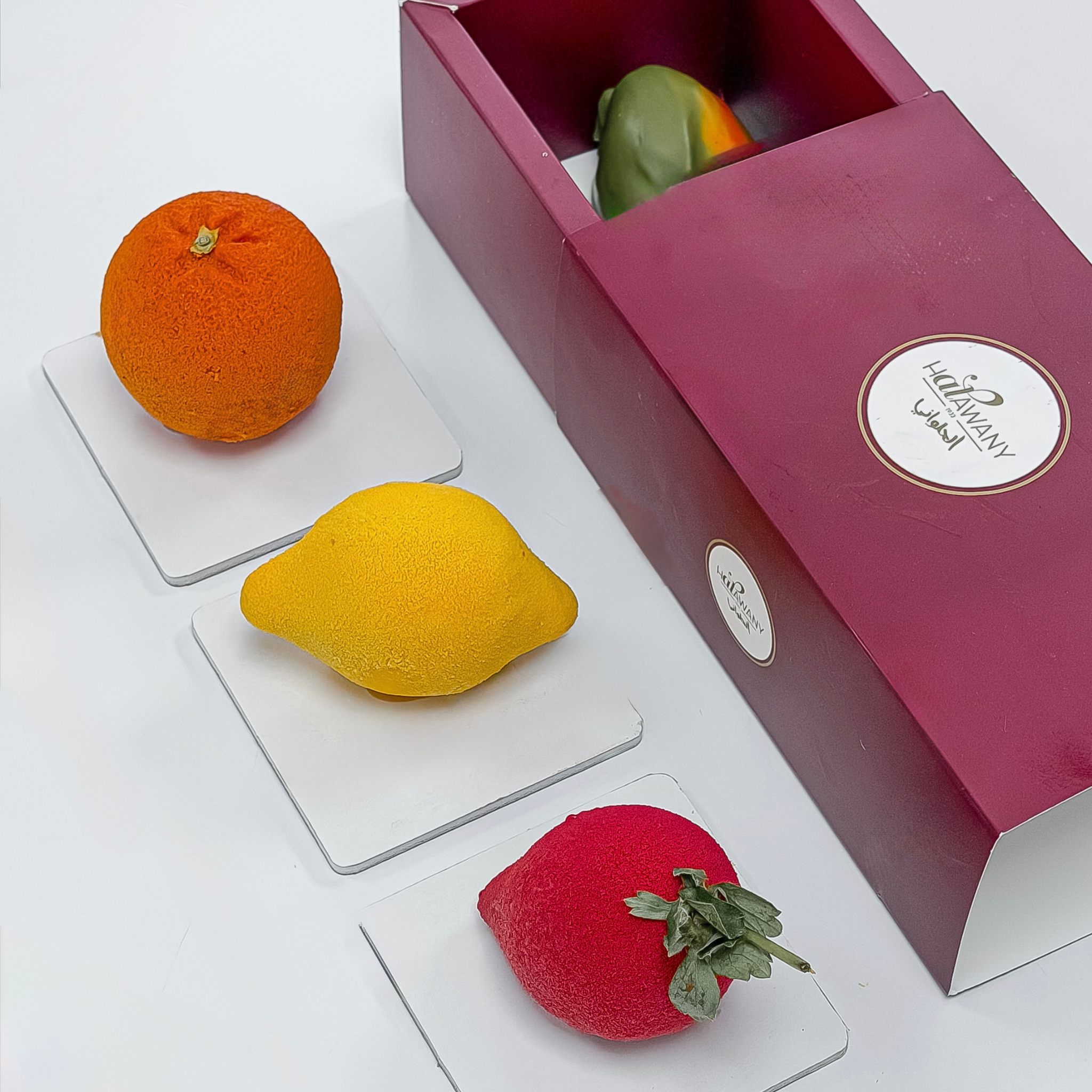 Fruit-Shaped Mousse Dessert Box in Baghdad | Premium Pâtisserie Gift ...