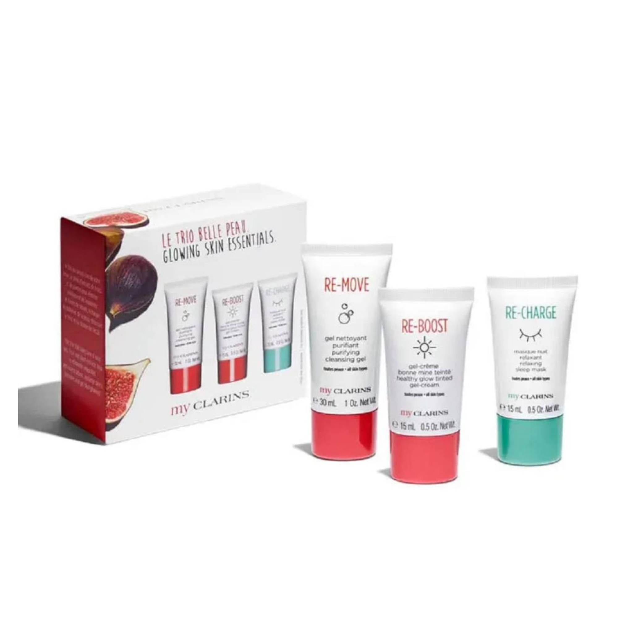 My Clarins Glowing Skin Essentials Gift Set – Skincare Delivery Iraq ...